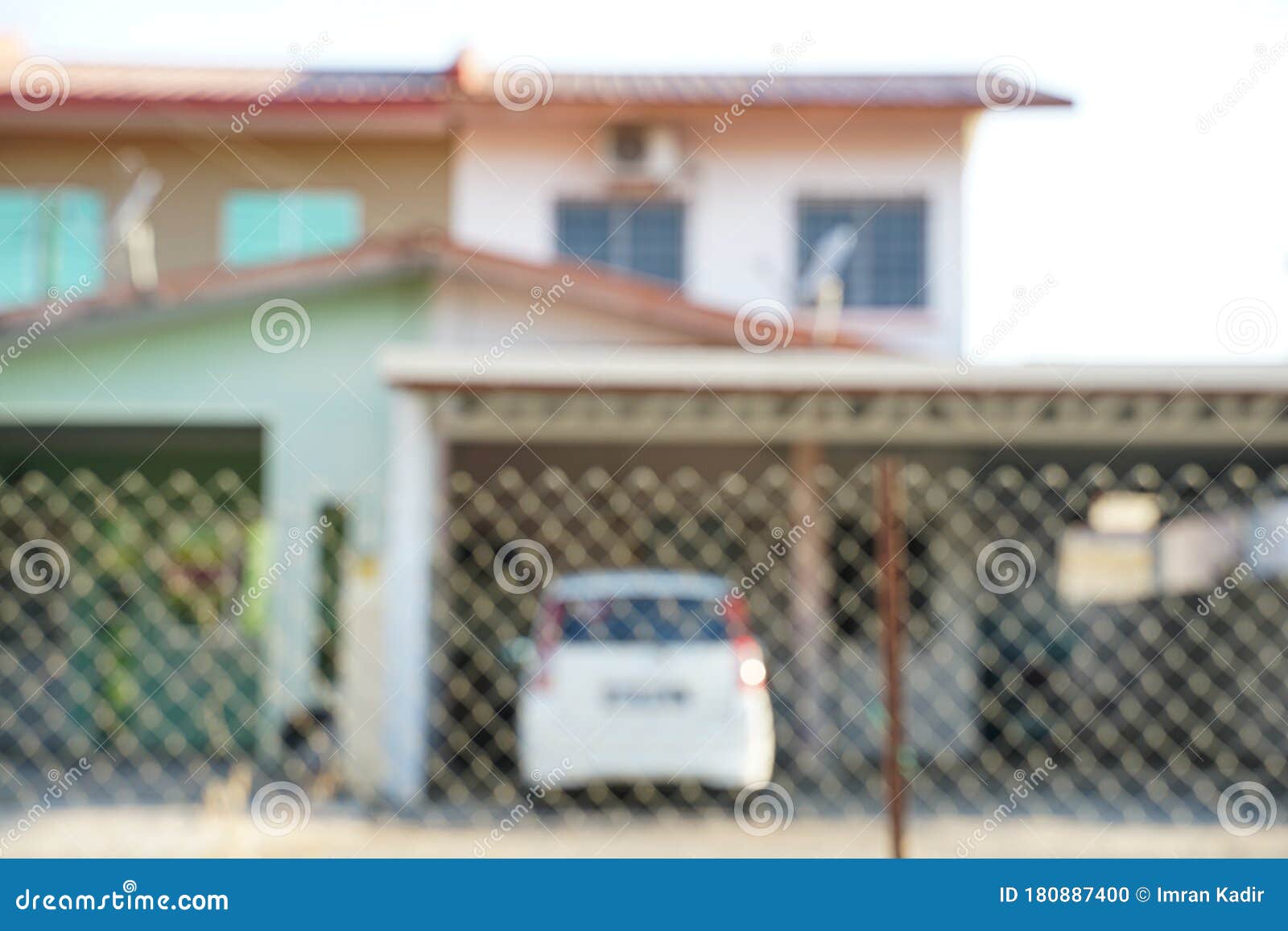 Blurry House for Background Image Stock Photo - Image of commercial ...