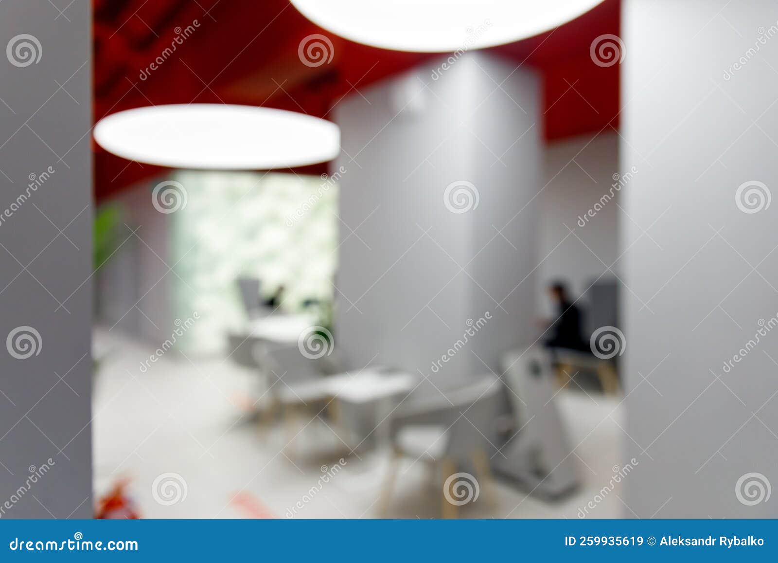 Blurry Image of a Bank Branch Stock Image - Image of customer, lobby ...