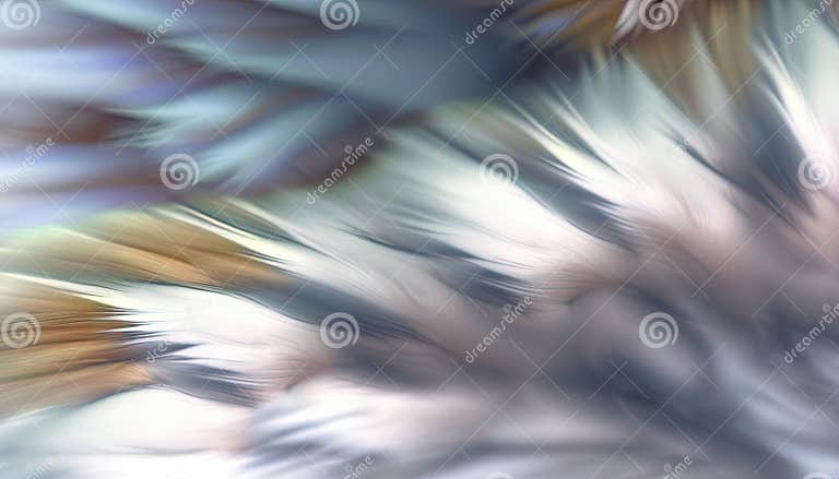 A Blurry Image of a Bird S Feathers with a Blue Sky in the Background Stock Illustration ...