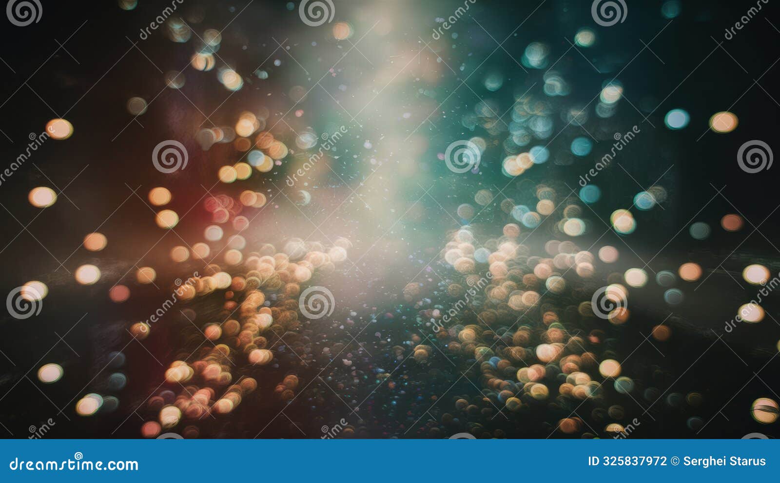 Blurry Image Of Blue Wall And Roof Stained With Blue Paint, Cropped ...