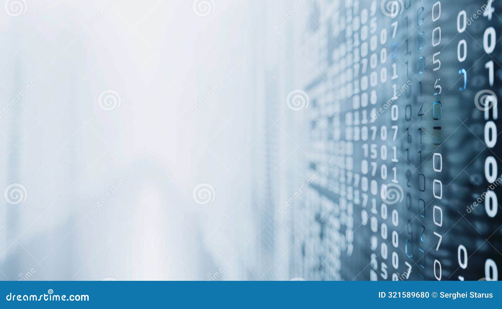 A Blurry Image of a Computer Screen with Numbers and Letters, AI Stock ...