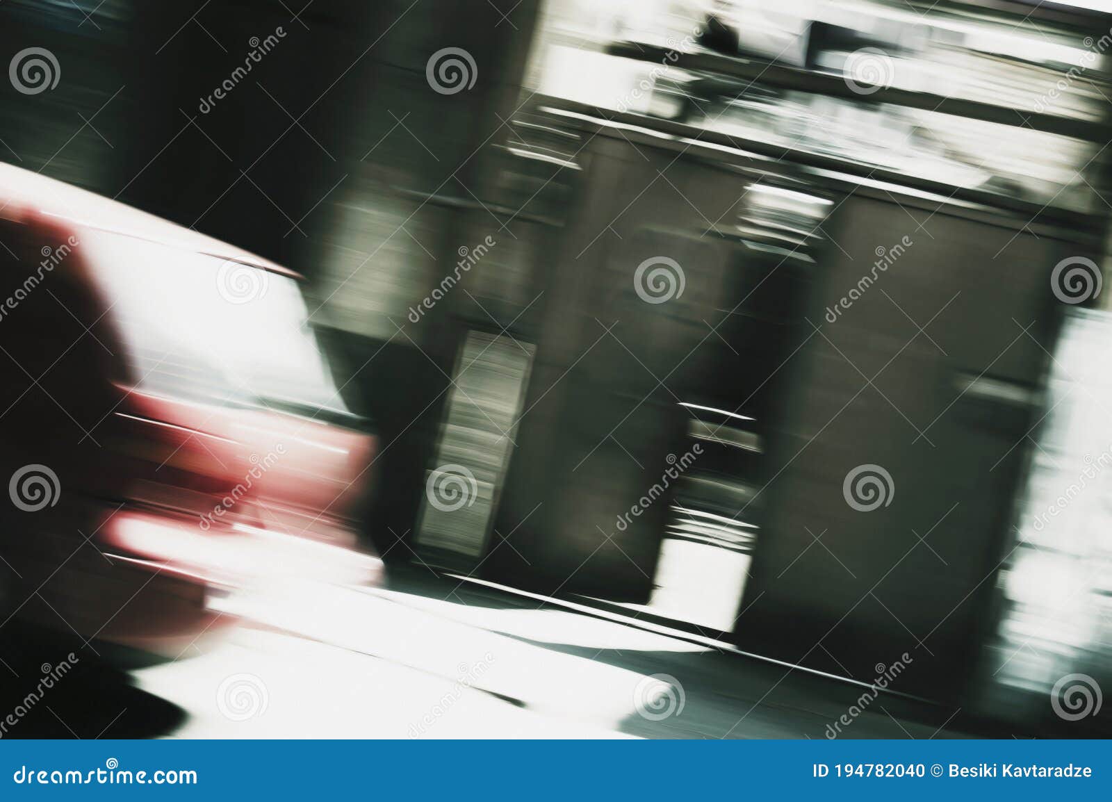 Blurry Image of a Fast Moving Red Car Stock Photo - Image of road ...