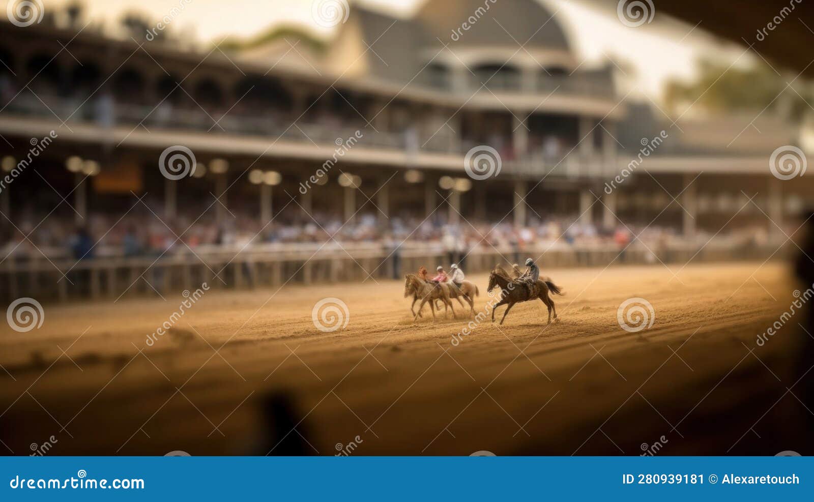 Blurry Image of the Racetrack Stock Illustration - Illustration of ...