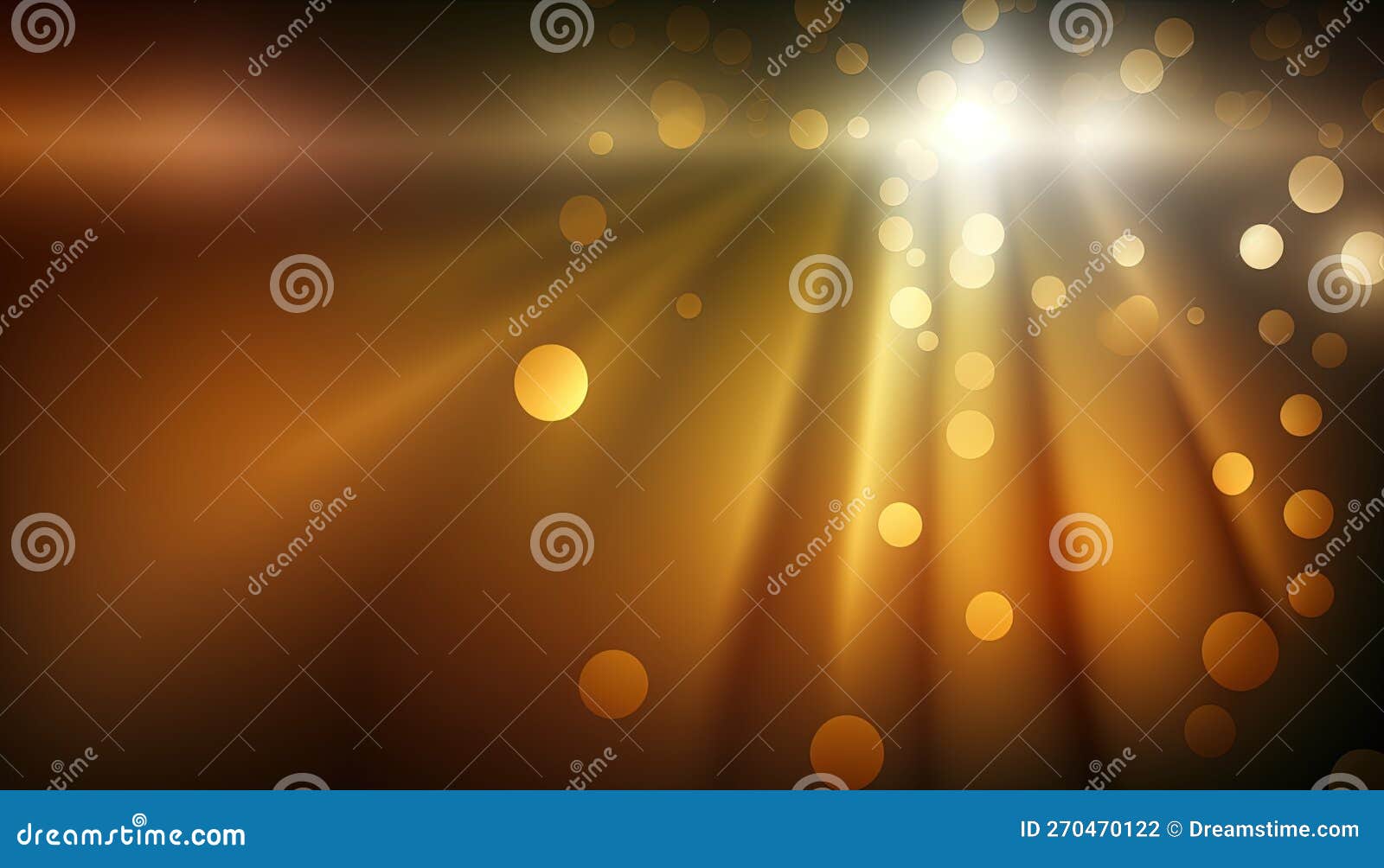 A Blurry Image of a Sunbeam with Lights Coming Out of the Top of it and ...