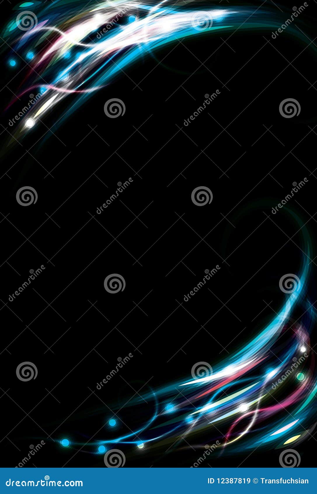 Blurry light streak border stock vector. Illustration of movement ...