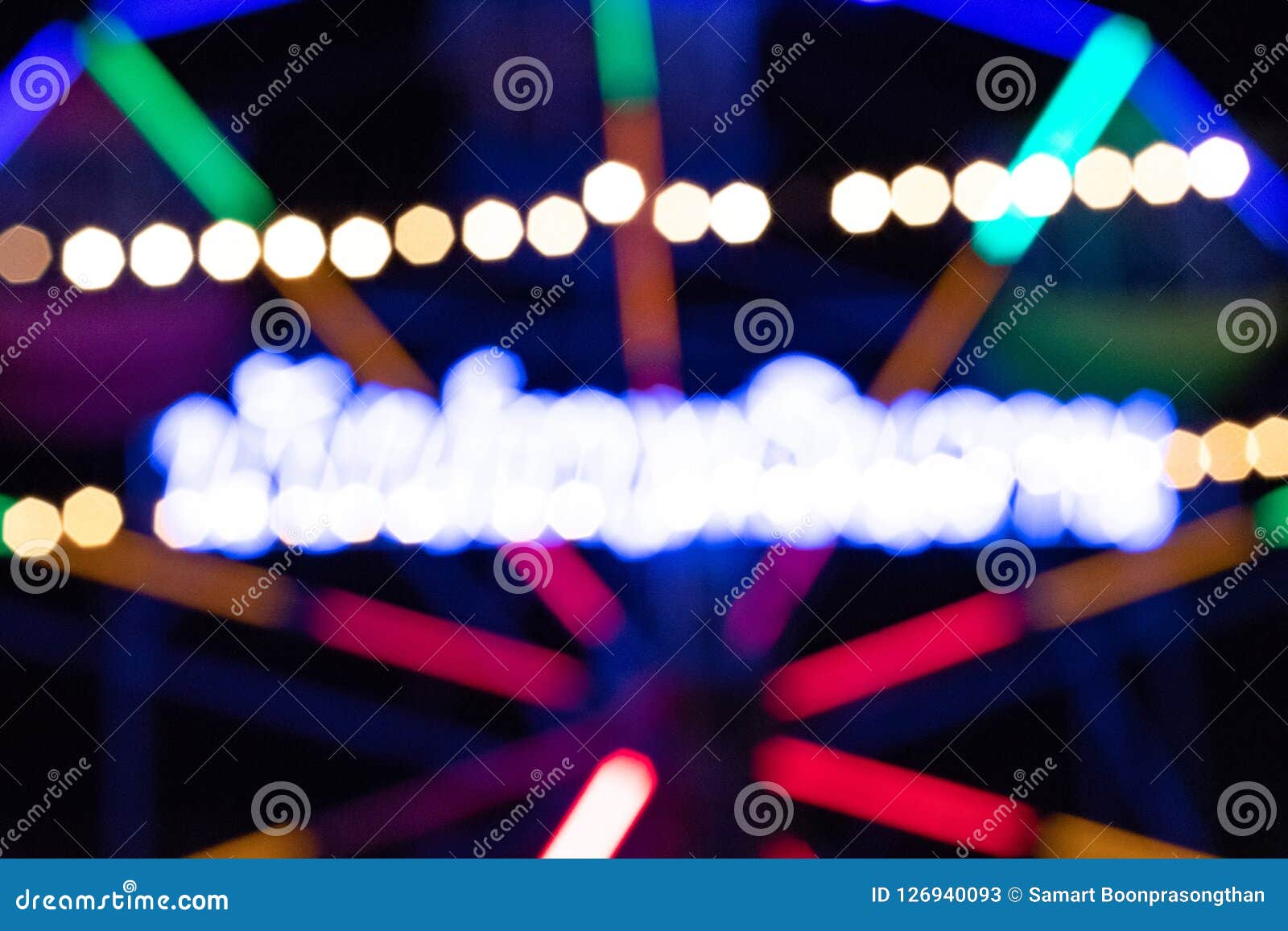 Blurry Light Used As a Background. Stock Image - Image of colorful ...