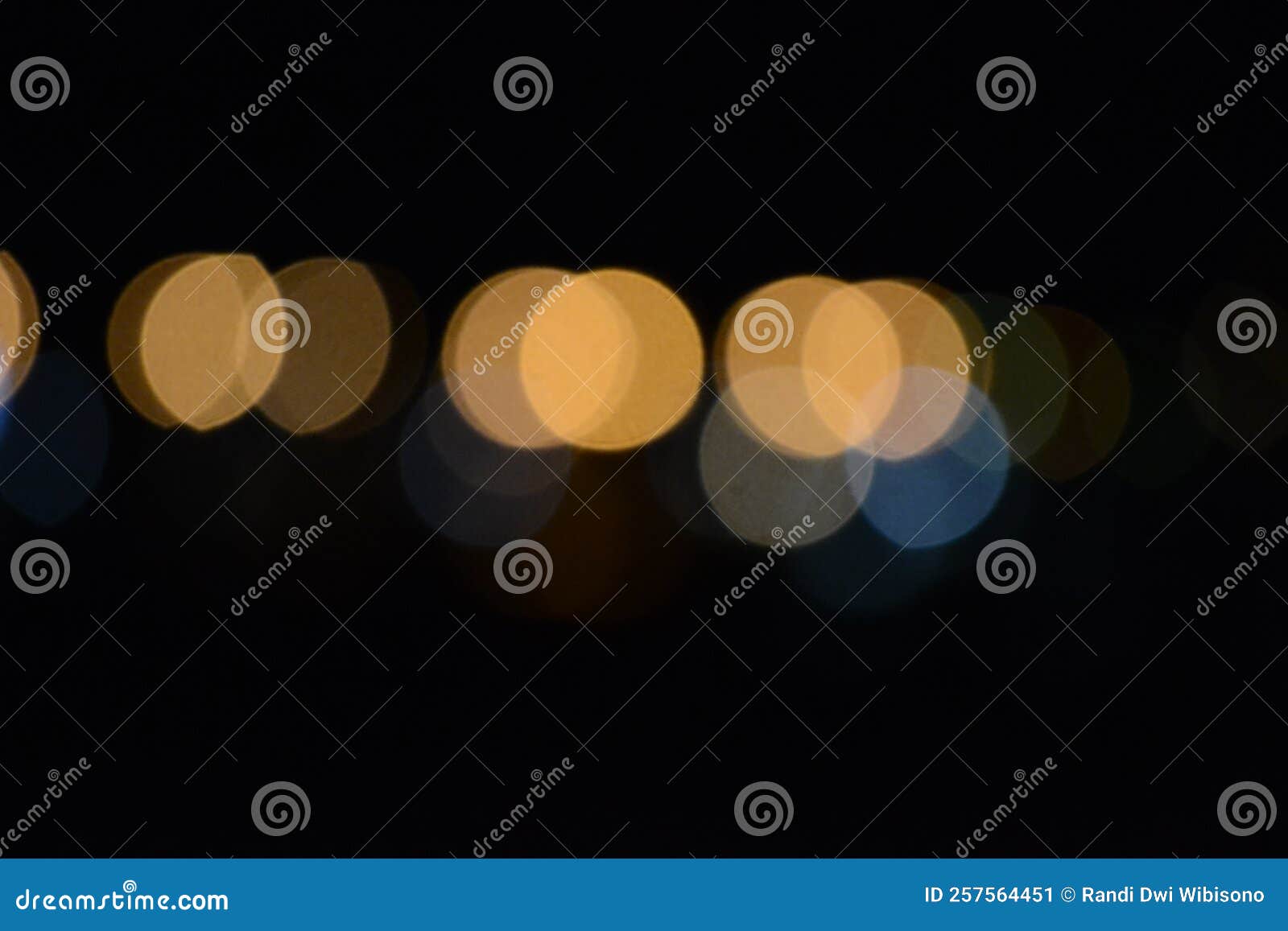 Blurry Multicolor Light from the Lamp in the Distance Stock Image ...