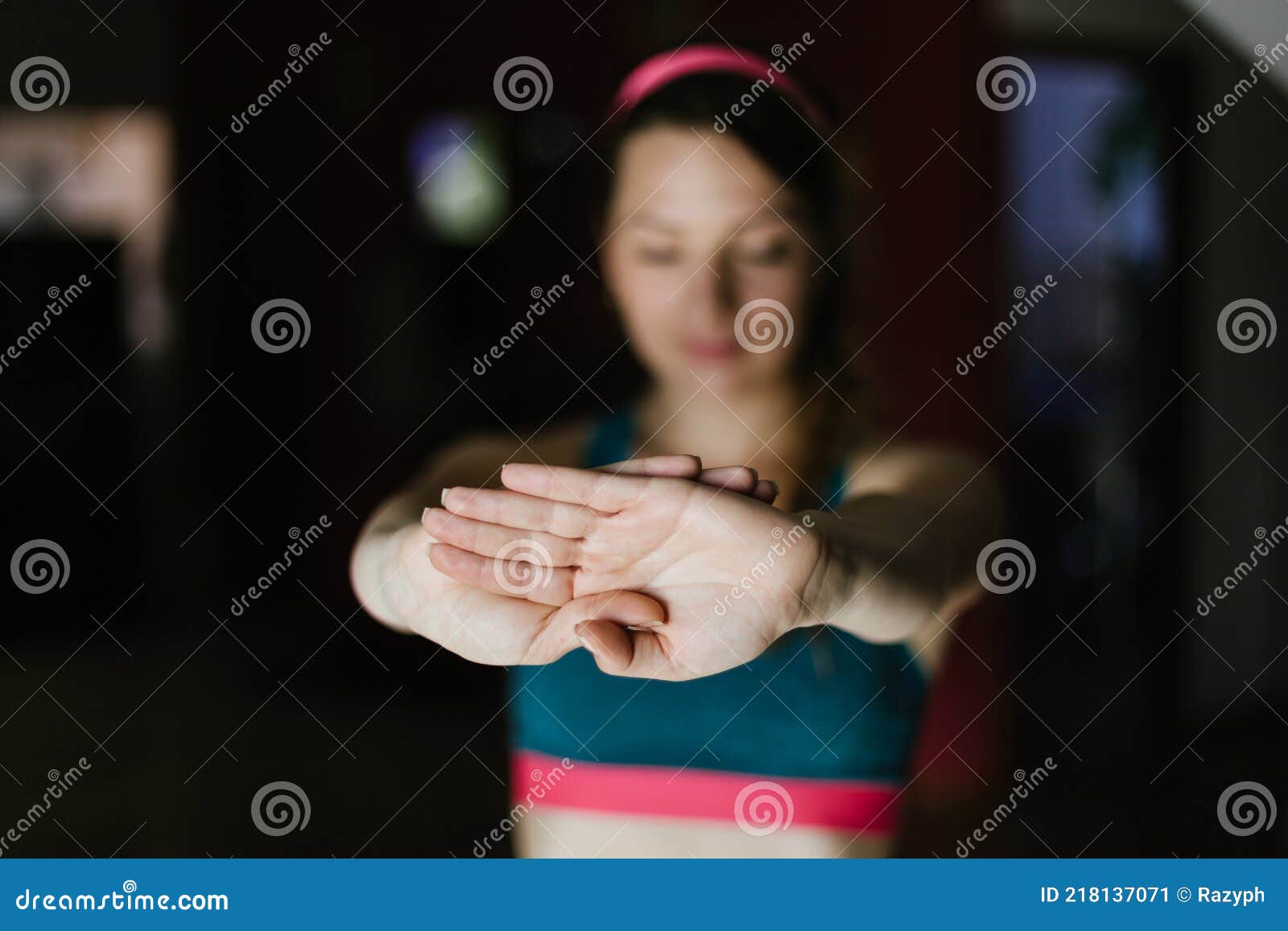 Stretching hands stock image. Image of arms, lifestyle - 218137071