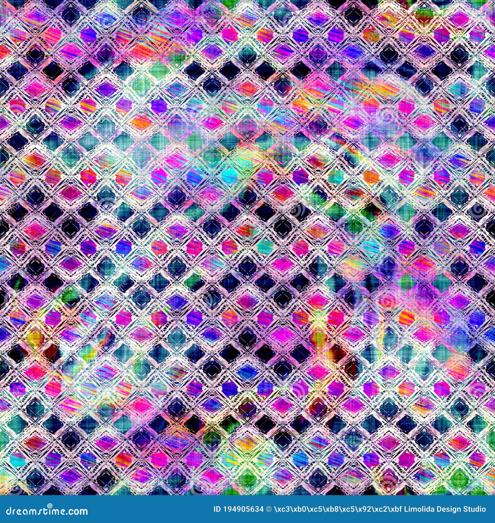 Rainbow Glitch Design Light Line Template Vector Illustration ...