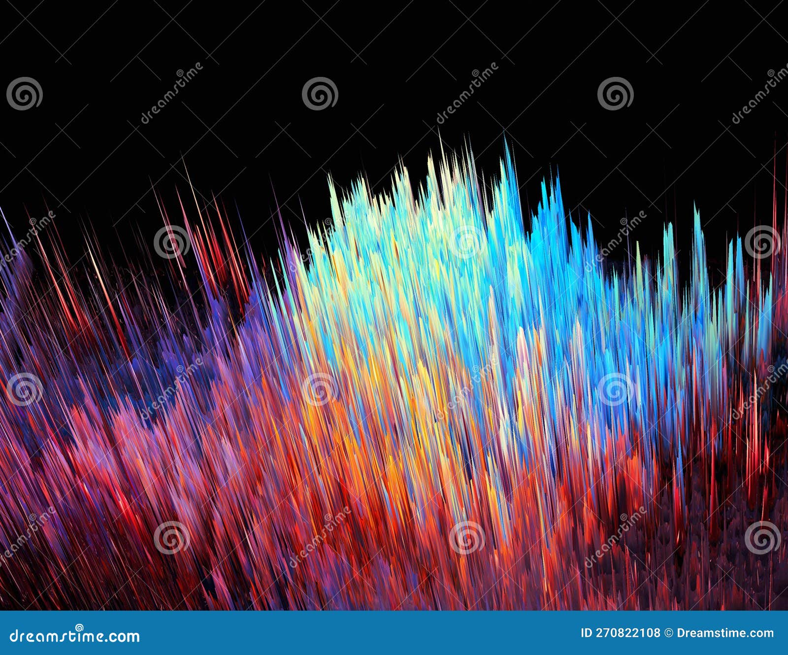 Blurry Rainbow Gradient Glitch Abstract Artistic Texture Background ...