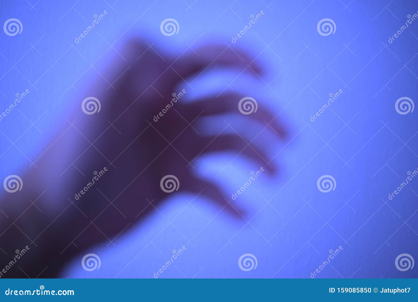 Blurry Scary Ghost Hand. the Murder Hand, the Killer and Haloween Stock ...