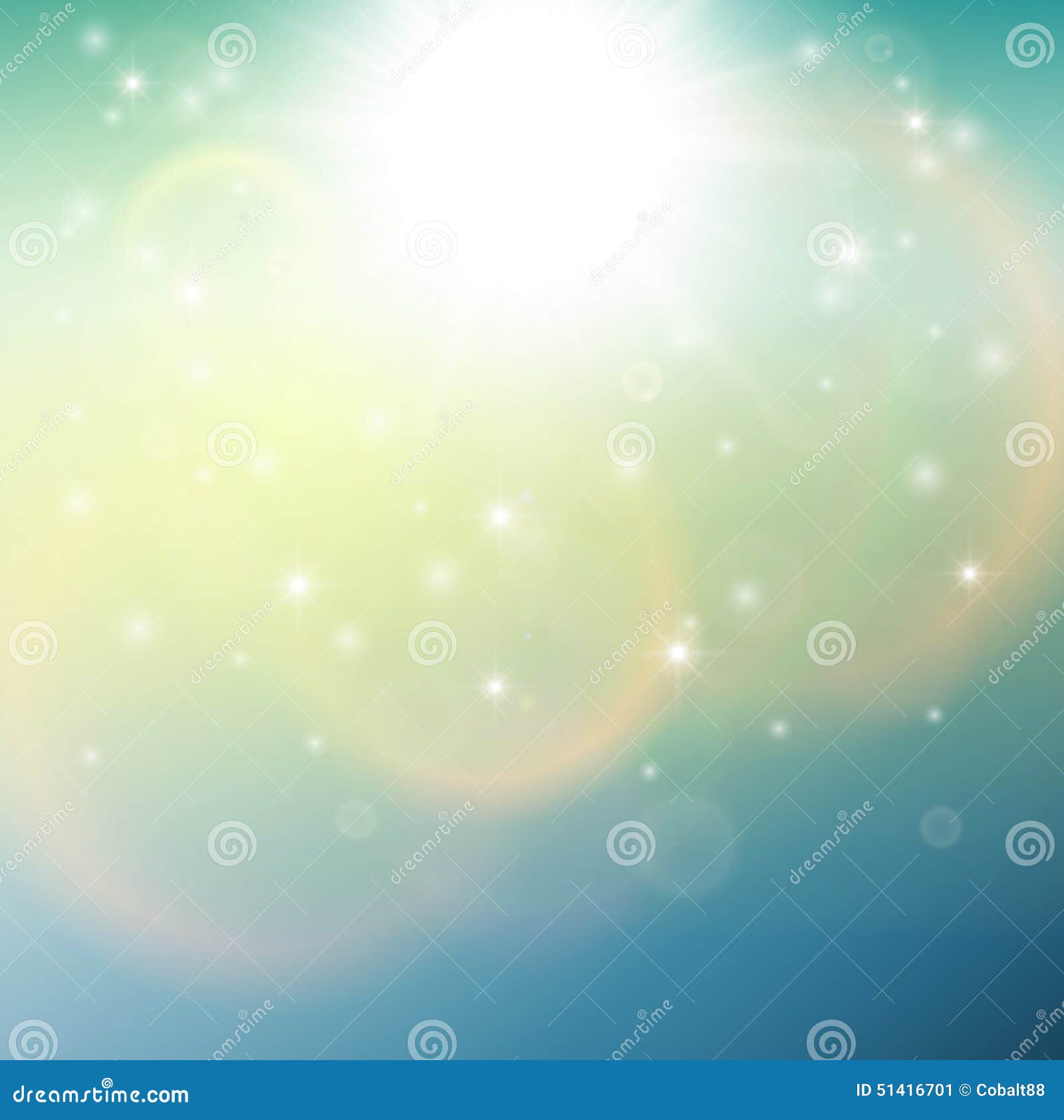 Blurry sunny scene stock vector. Illustration of banner - 51416701