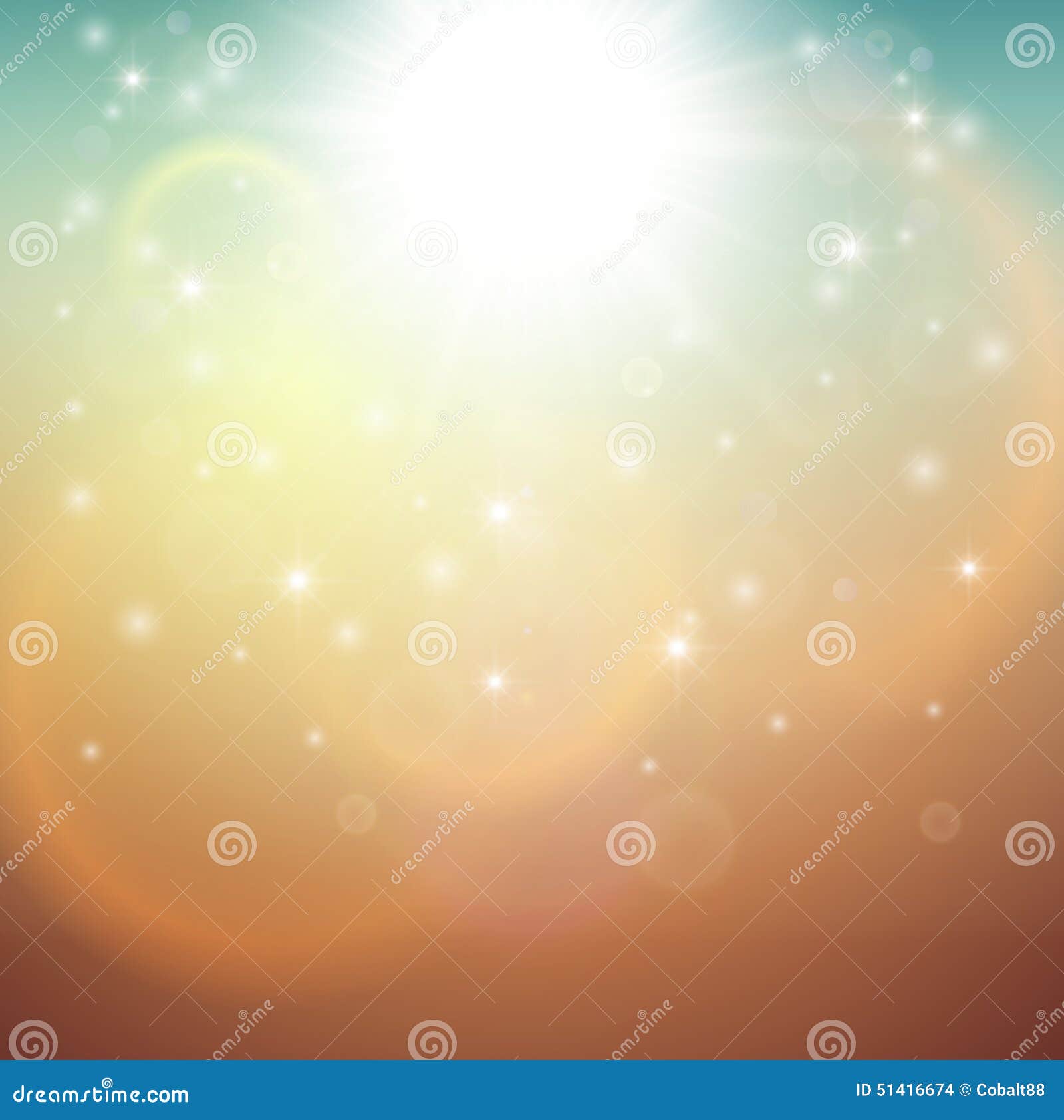 Blurry sunny scene stock vector. Illustration of heavens - 51416674