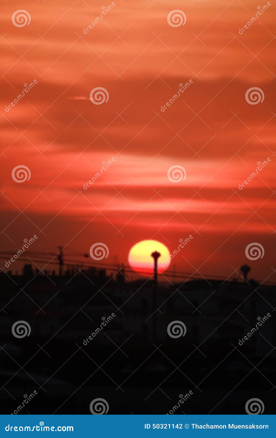 Blurry sunset stock photo. Image of gold, cloud, blue - 50321142