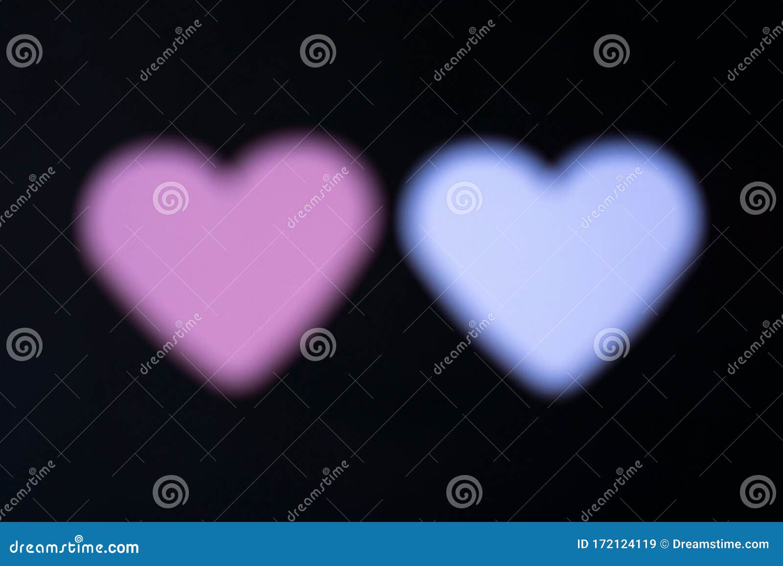 A Blurry White and Pink Heart Stock Image - Image of wallpaper, bright ...