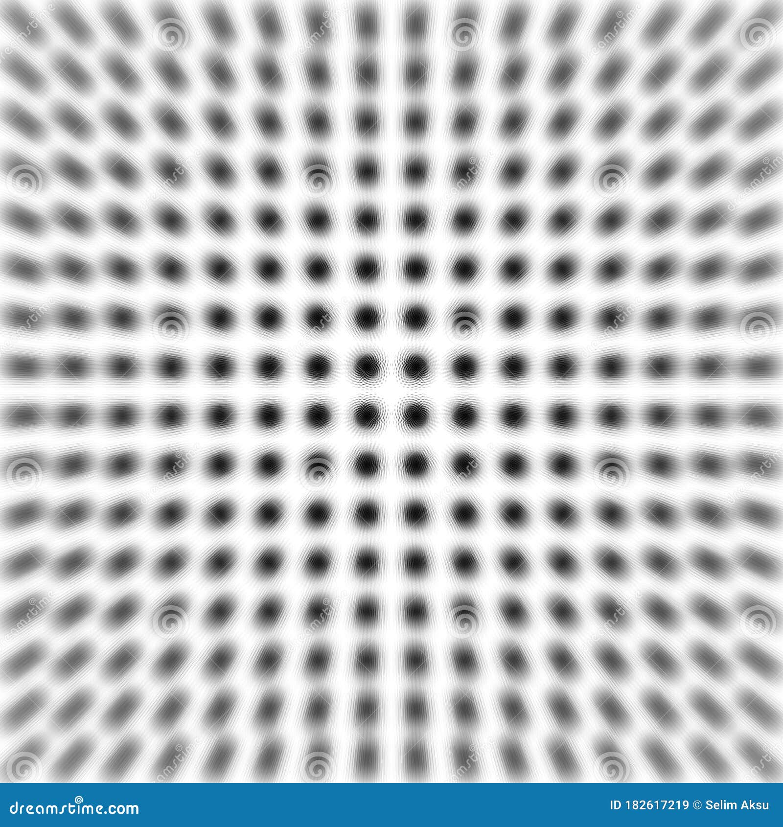 Blury Gradient Seamless Pattern With Optical Illusion Cartoon Vector ...