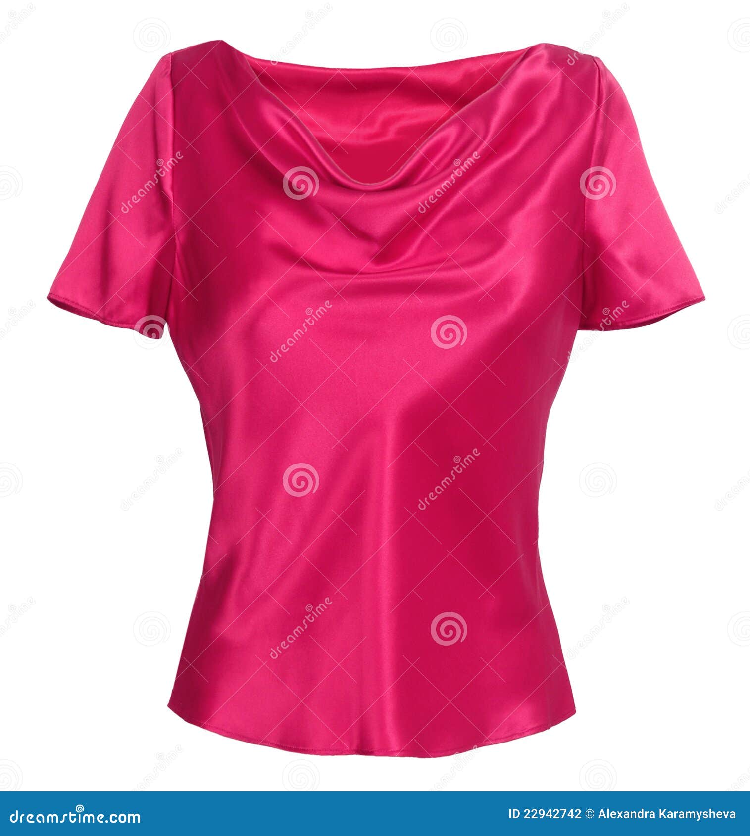 Blusa rosada foto de archivo. Imagen de hembra, ropas - 22942742