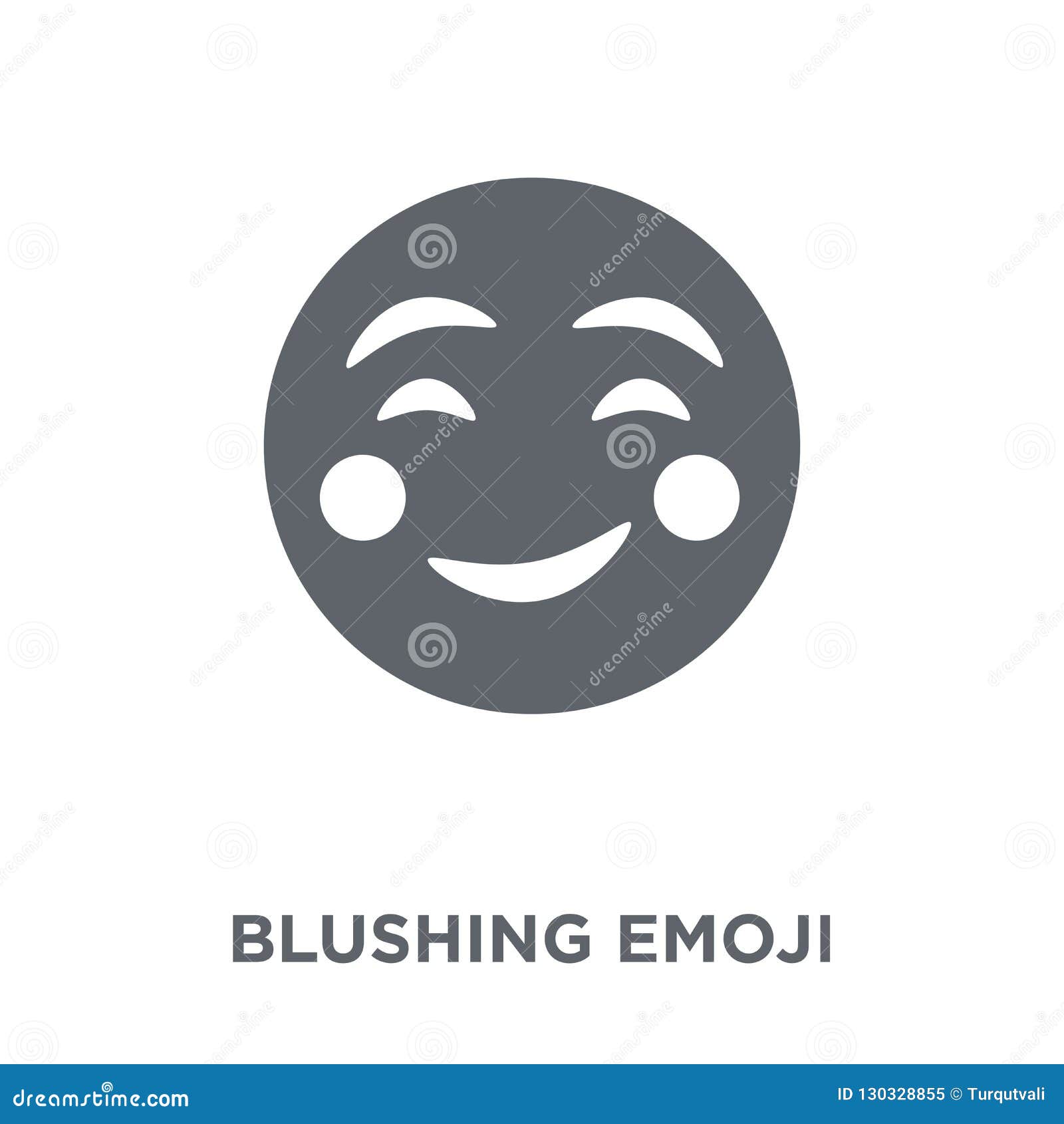 Blushing Text Emoticon