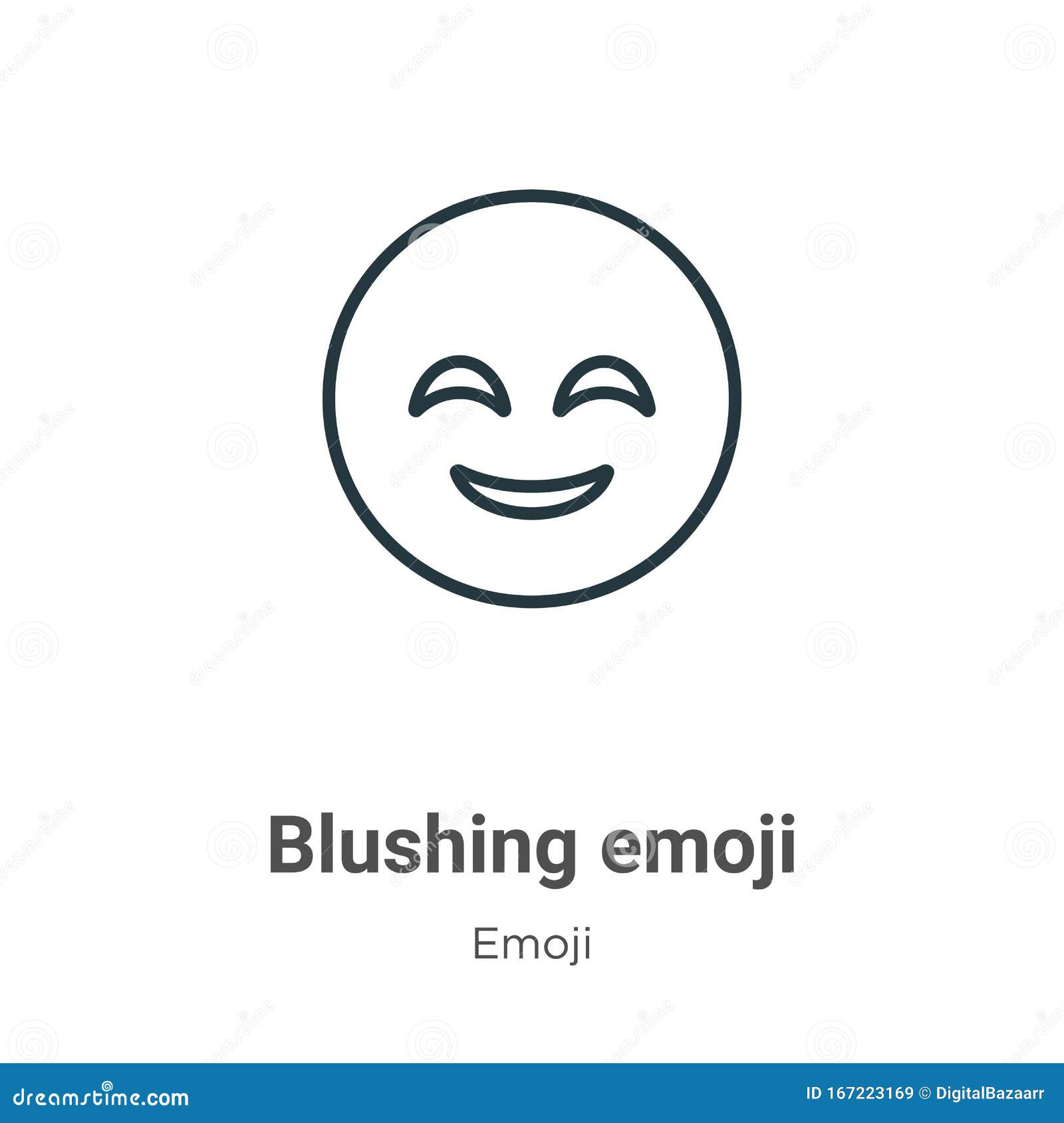 Blushing Smiley Face