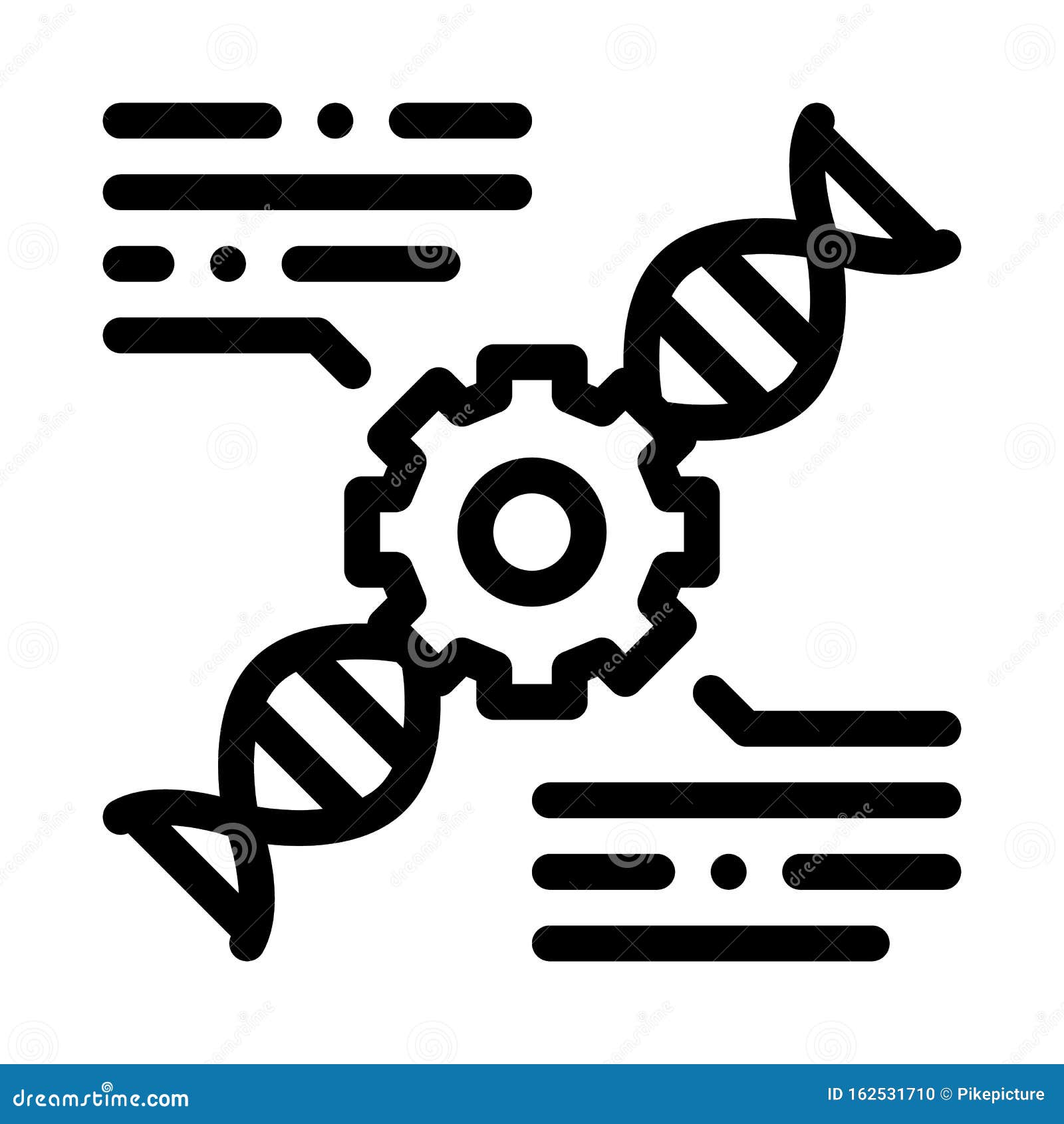 BlutDNA-Biohacking-Symbol Vector-Illustration Vektor Abbildung ...
