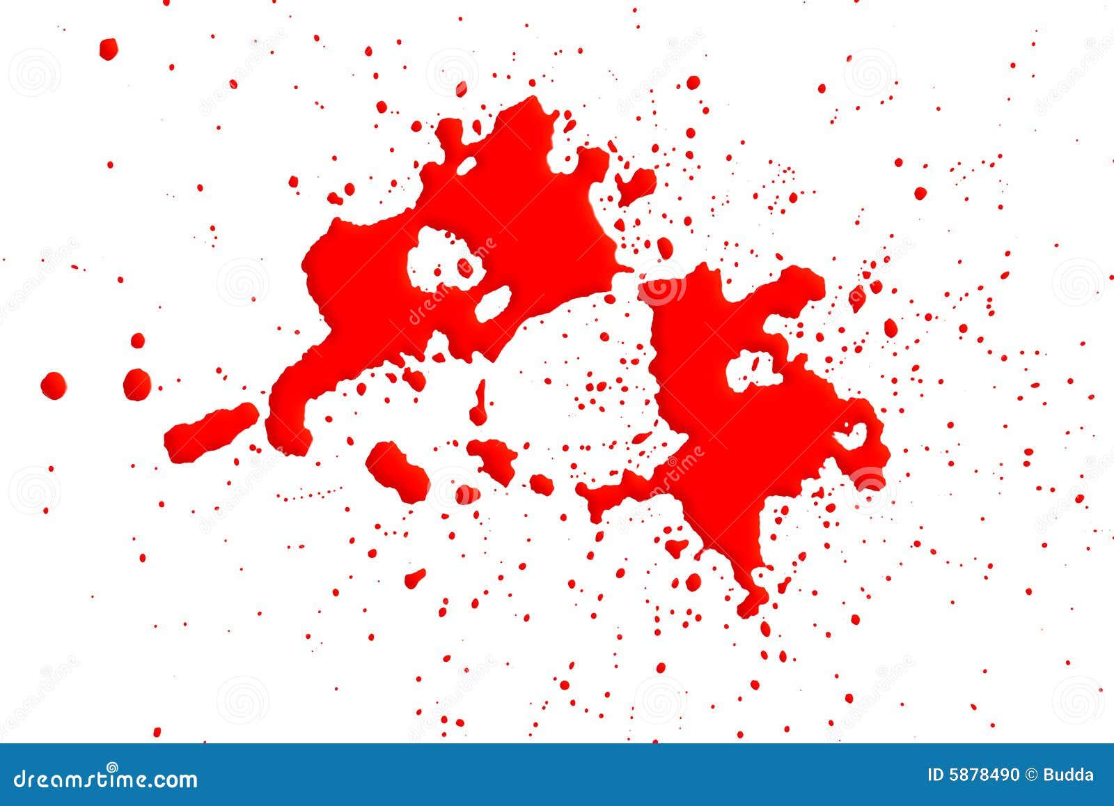 Blutflecken Getrennt Auf Weiß Stockfoto - Bild von auslegung ...