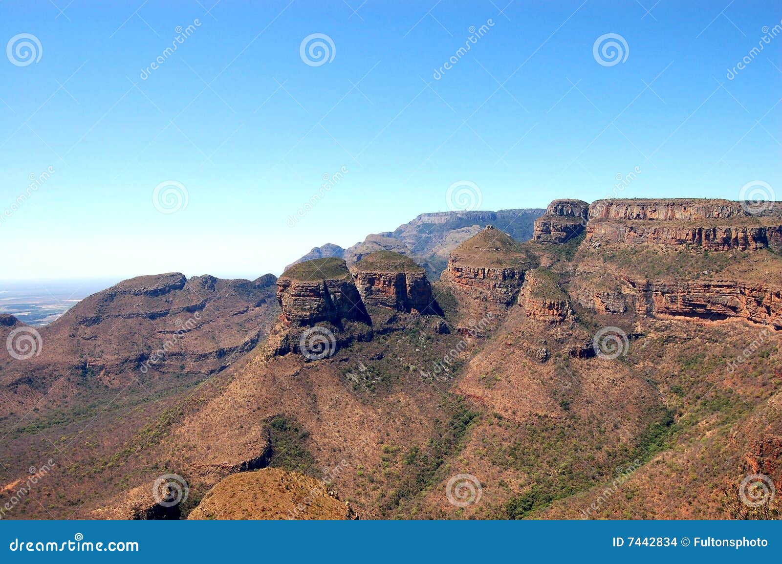 Blyde River Canyon stock photo. Image of landmark, sightseeing - 7442834