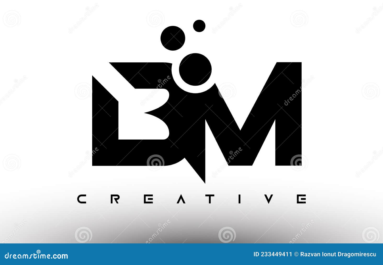BM Elegant Letter Logo Design. BM Letter Icon with Creative Look Vector ...