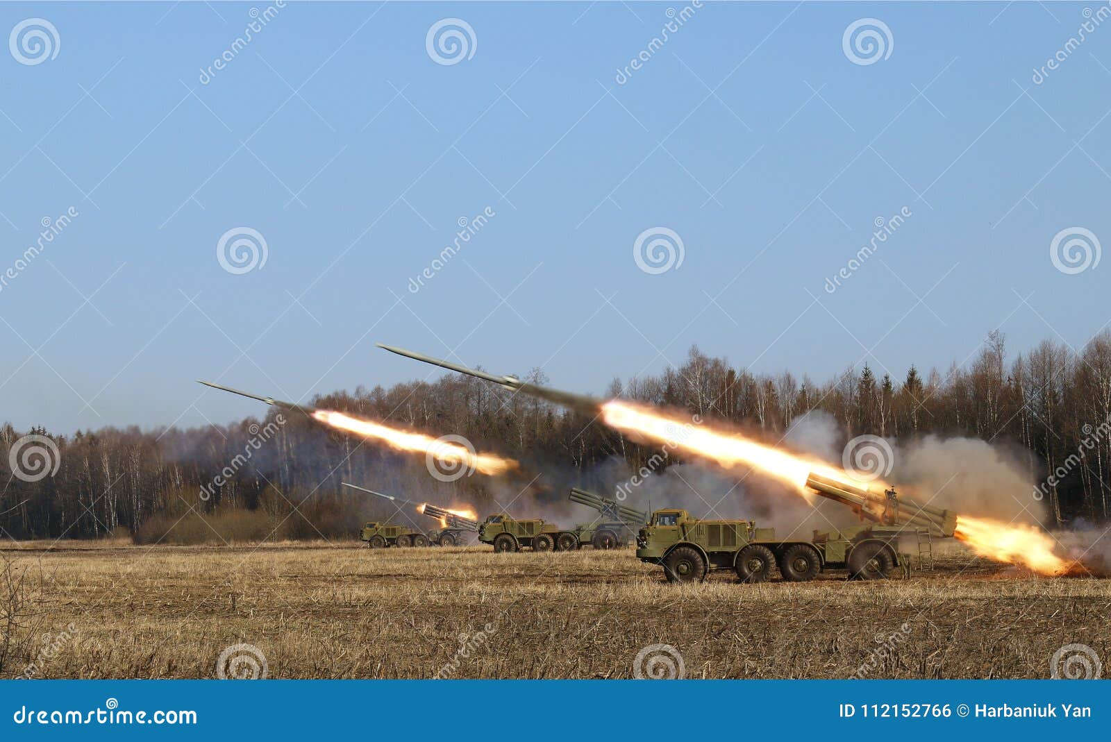 The BM-27 Uragan editorial photo. Image of complex, system - 112152766