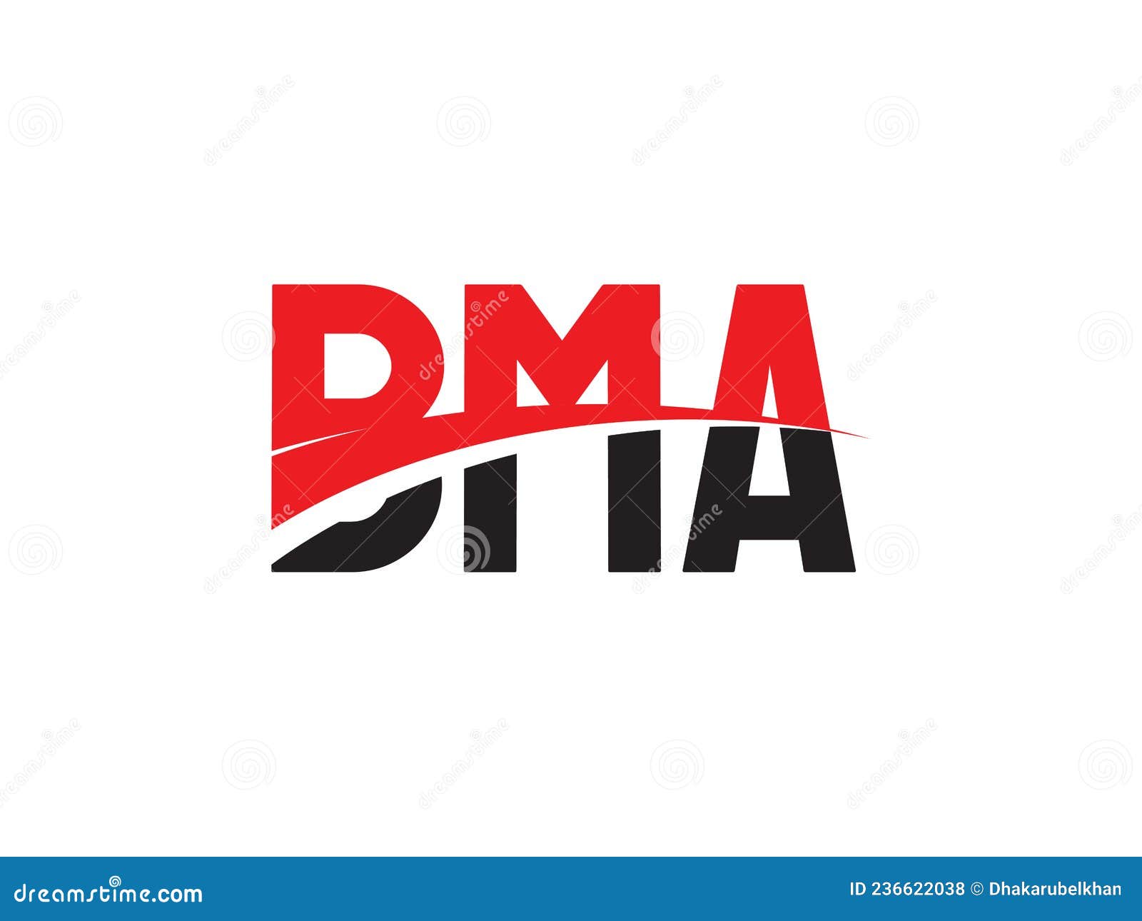 BMA Letter Initial Logo Design Vector Illustration Stock Vector ...