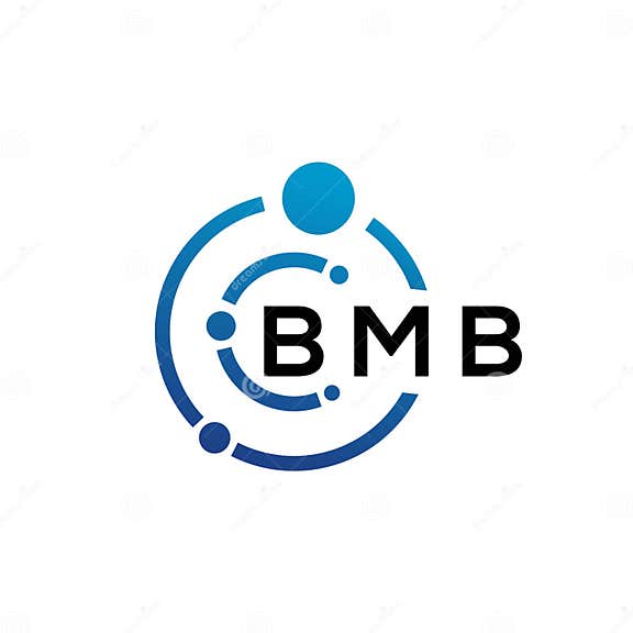 BMB Letter Logo Design on White Background. BMB Creative Initials ...