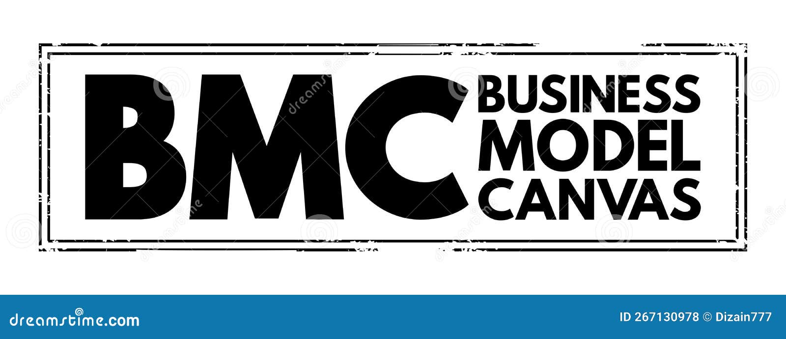 BMC Business Model Canvas - Strategic Management Template Used for ...
