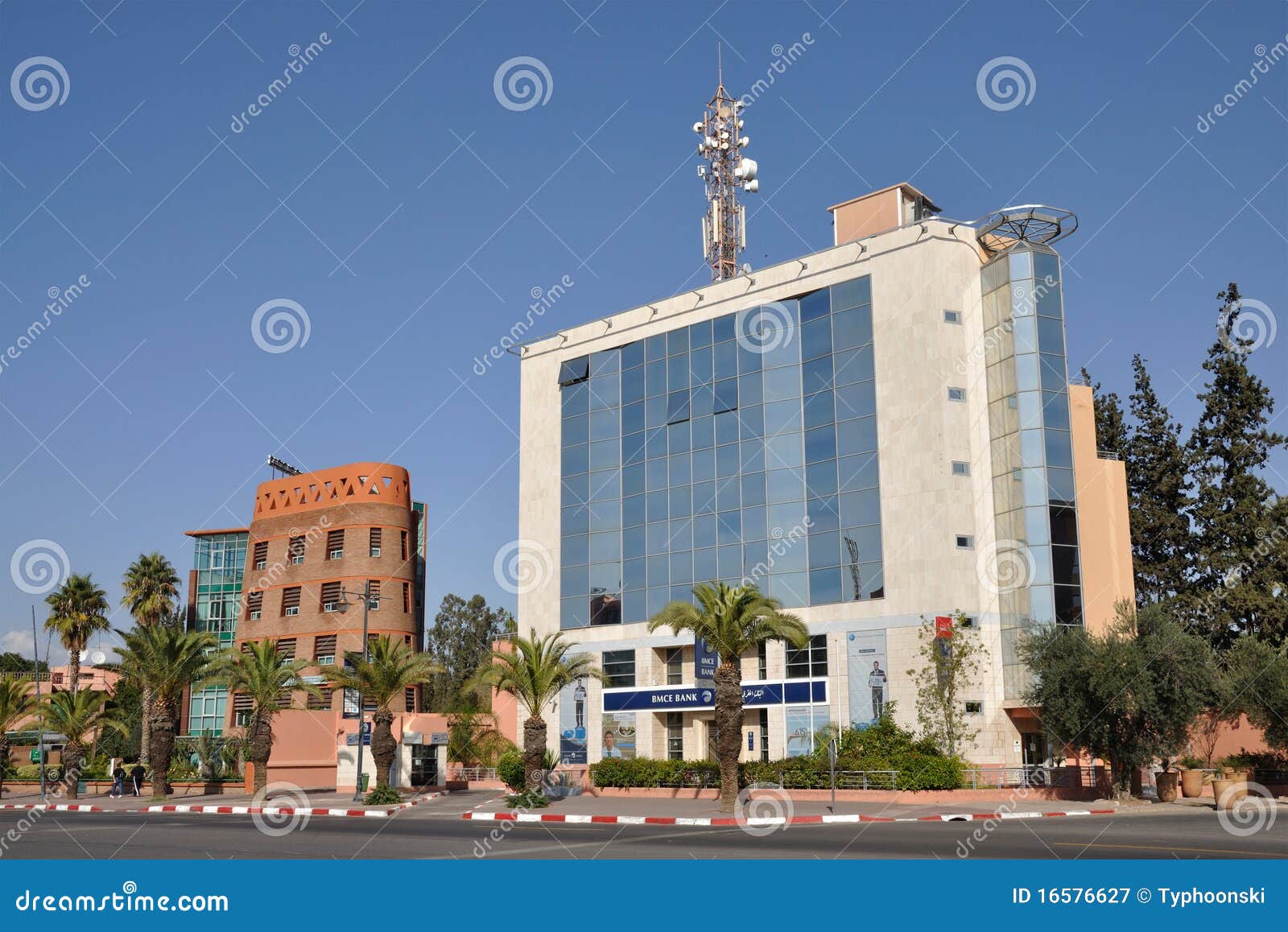 BMCE Bank in Marrakesh editorial photography. Image of marrakech - 16576627