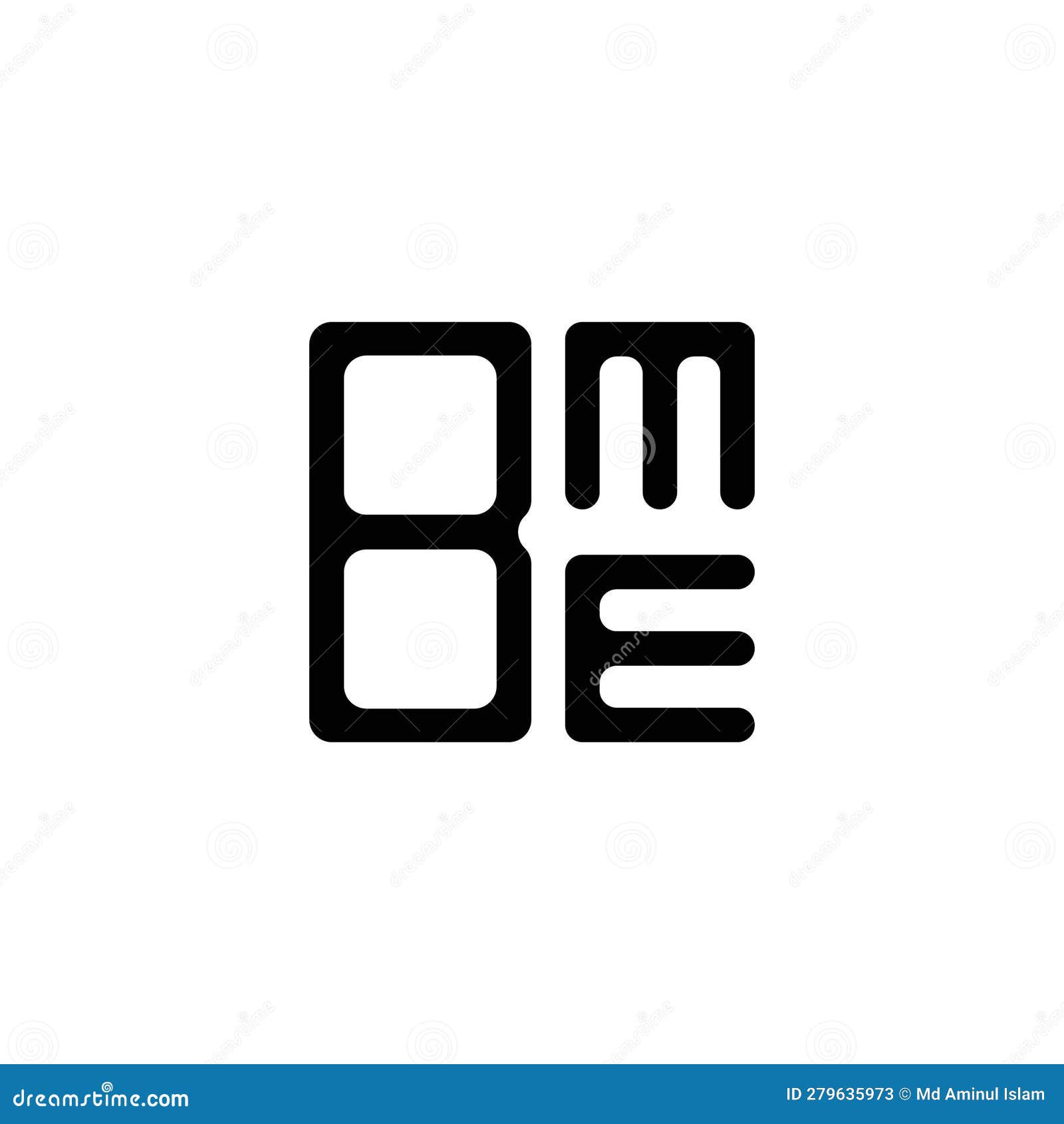 BME Letter Logo Creative Design with Vector Graphic, BME Stock ...