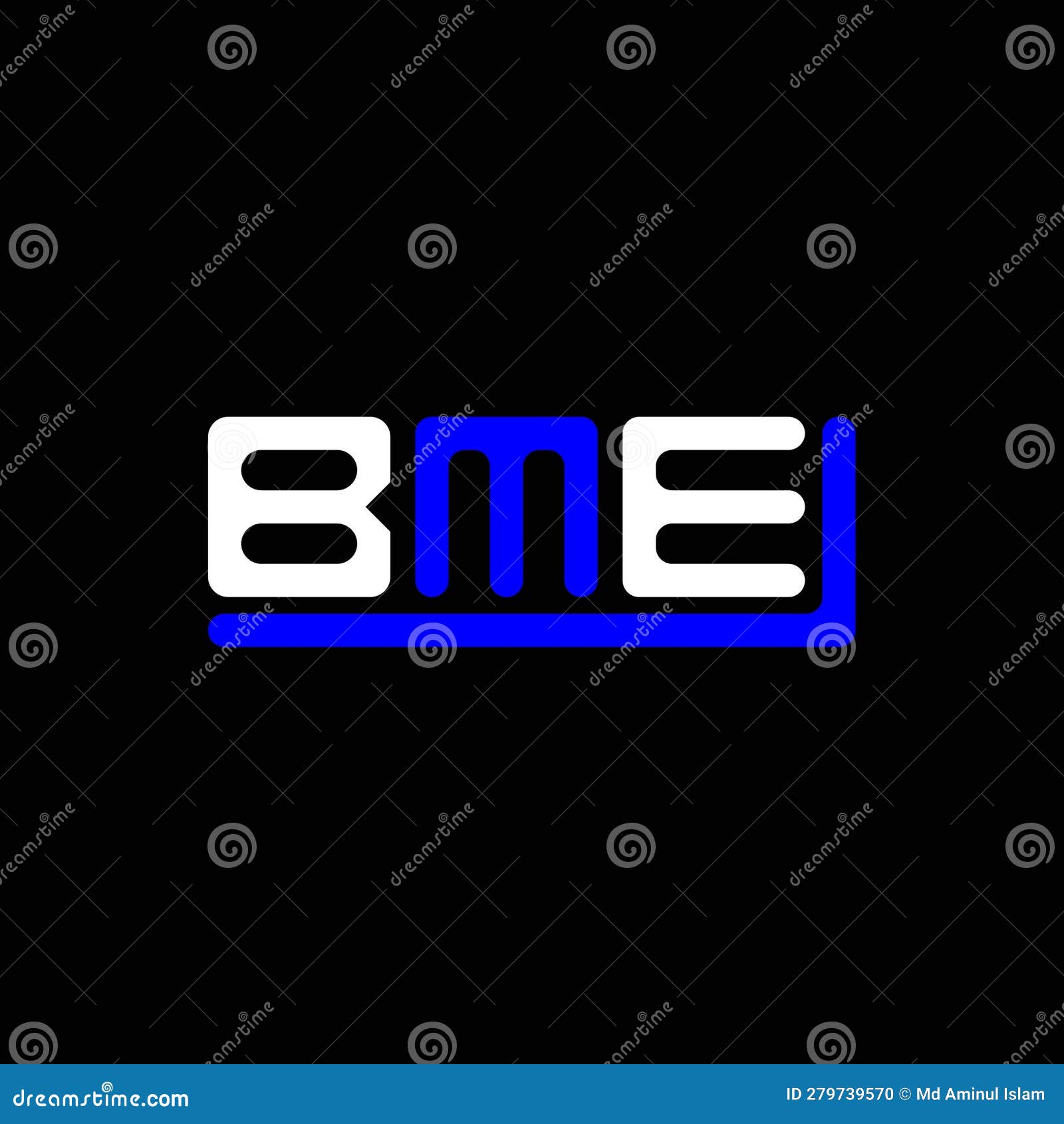 BME Letter Logo Creative Design with Vector Graphic, BME Stock ...