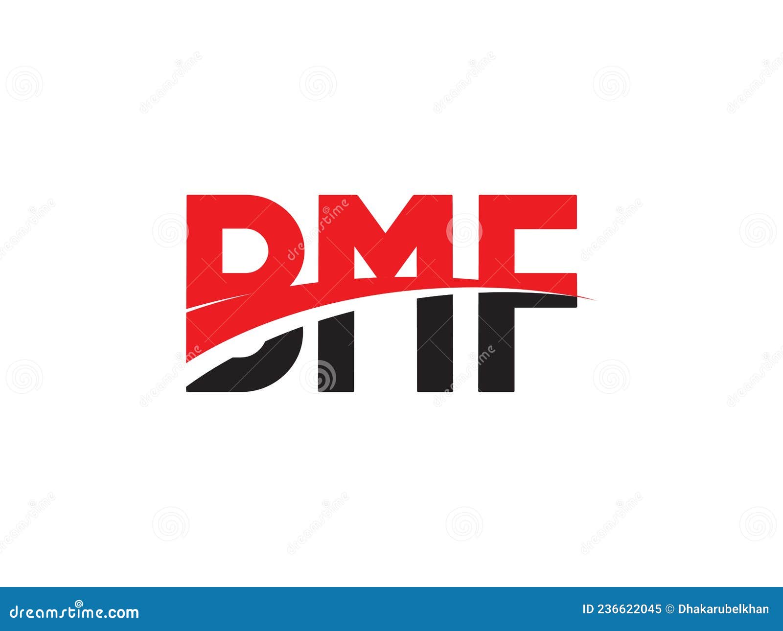 BMF Letter Initial Logo Design Vector Illustration Stock Vector ...