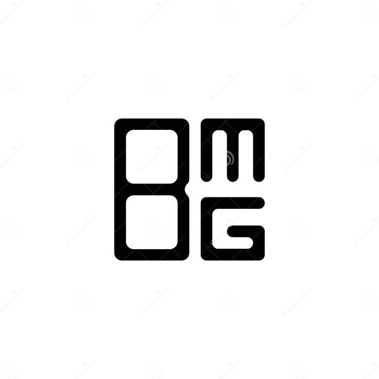 BMG Letter Logo Creative Design with Vector Graphic, BMG Stock Vector ...