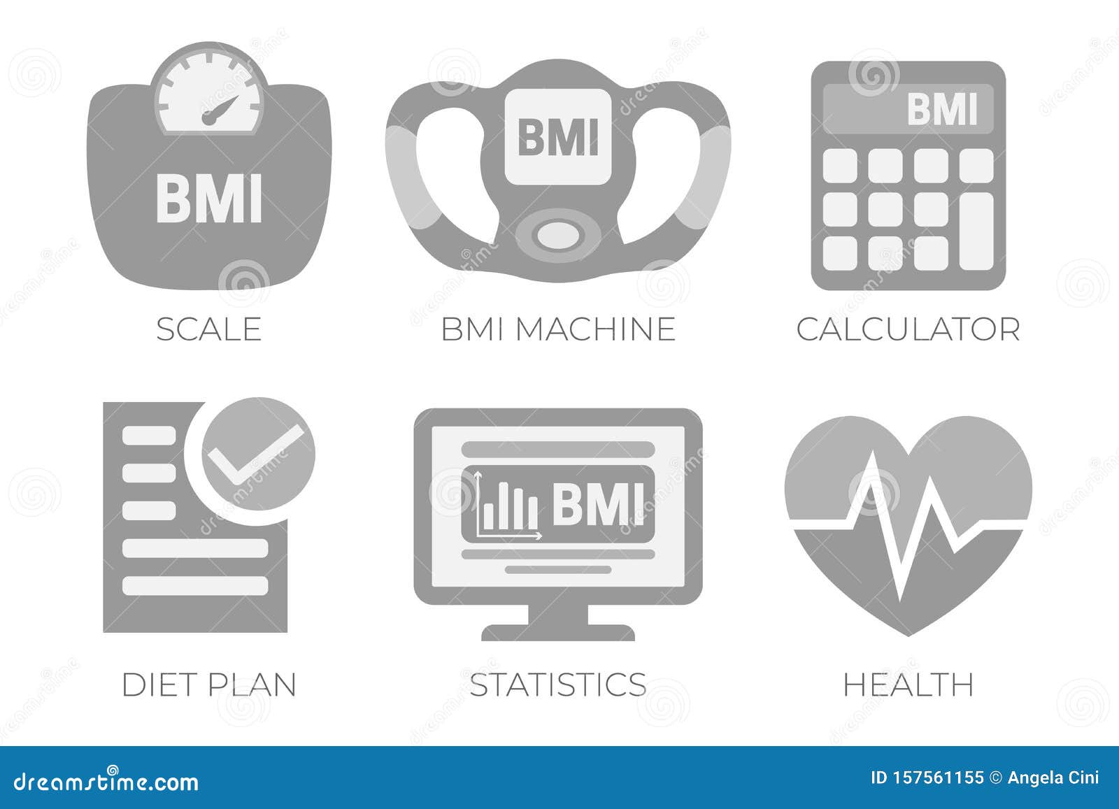 BMI Body Mass Index Calculation Gray Illustration Icon Set With BMI ... BMI Body Mass Index Calculation Gray Illustration Icon Set With BMI ...