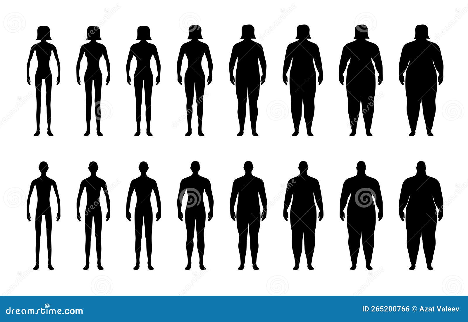 Bmi Classification Chart Measurement Woman Set Female Body Mass Index Infographic With Weight