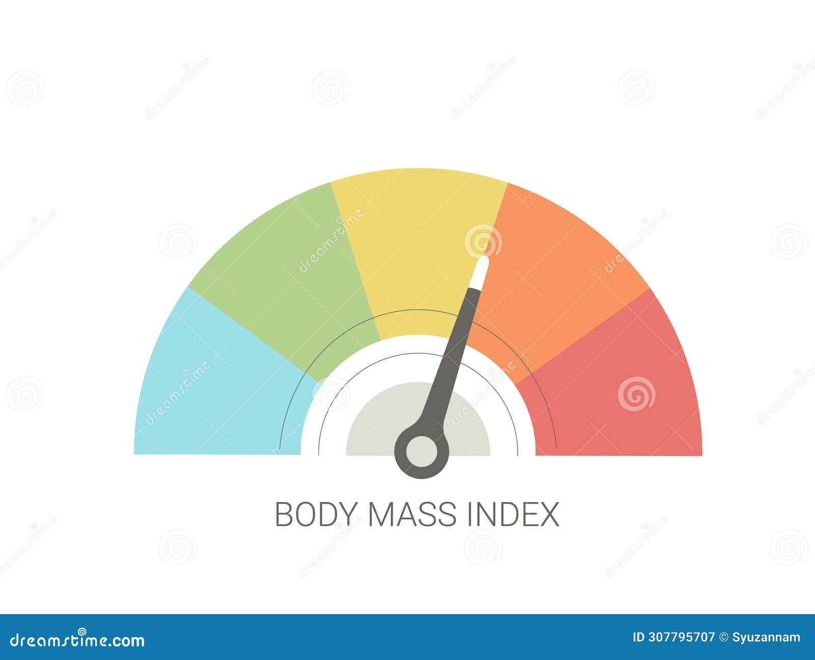 BMI Indicator Simple Vector Icon. Weight Balance Control Stock Vector ...