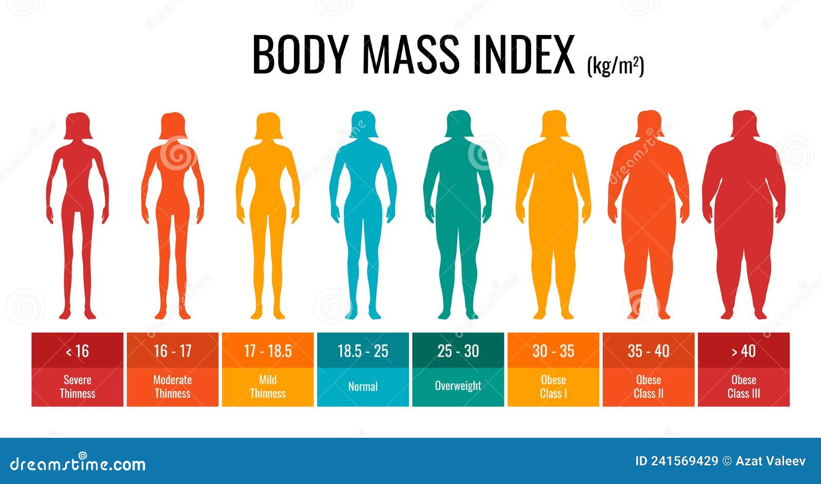 Bmi Meetkaartreeks Vrouwelijke Body Mass Index Infografisch Met