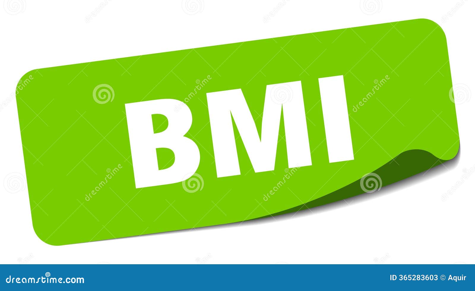Bmi Sticker. Bmi Label Cartoon Vector | CartoonDealer.com #365283603