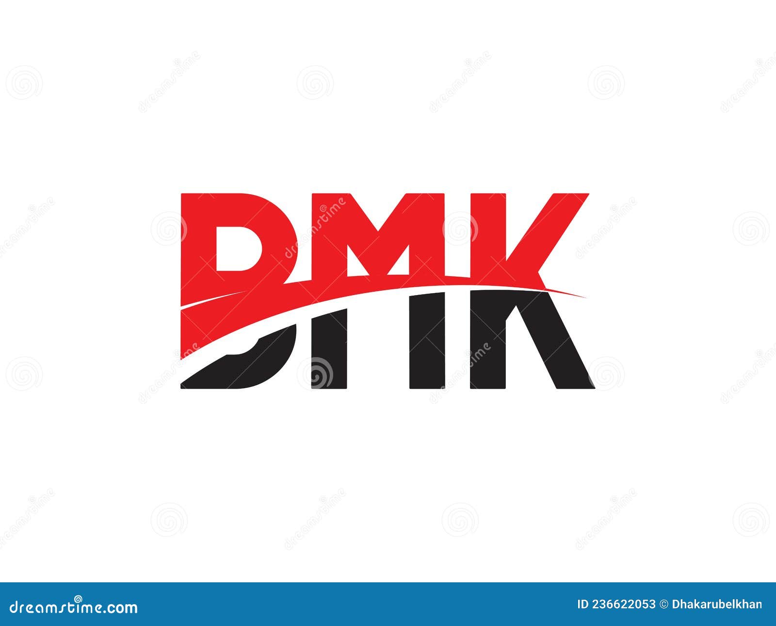 BMK Letter Initial Logo Design Vector Illustration Stock Vector ...