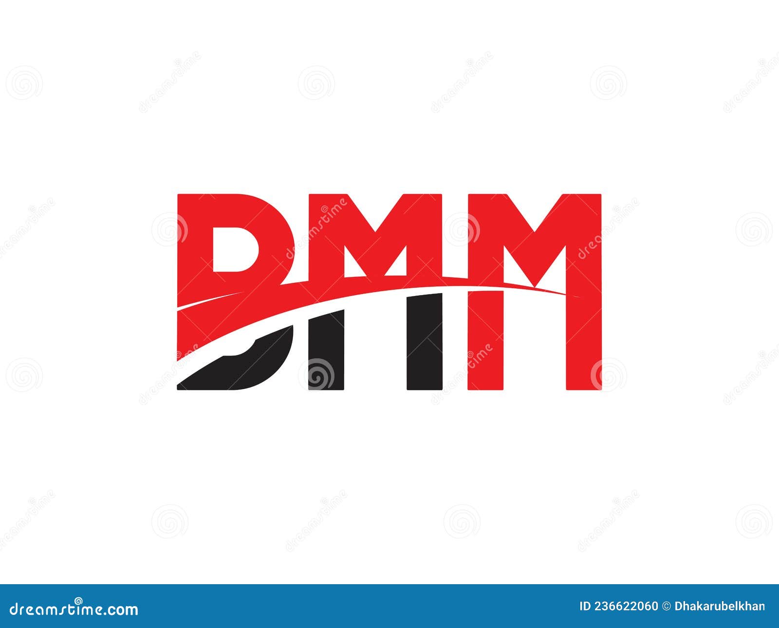 BMM Letter Initial Logo Design Vector Illustration Stock Vector ...