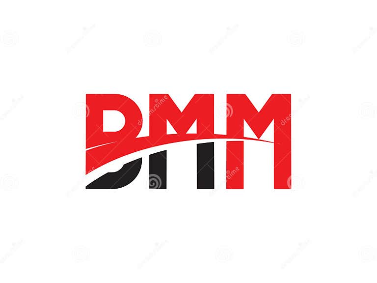 BMM Letter Initial Logo Design Vector Illustration Stock Vector ...
