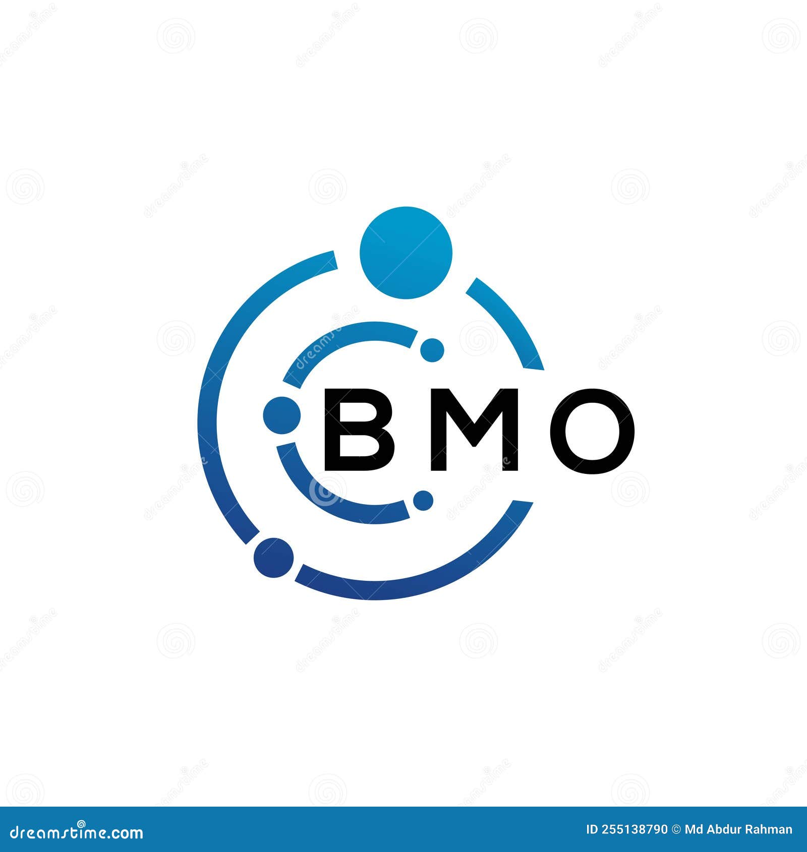 BMO Letter Logo Design on White Background. BMO Creative Initials ...