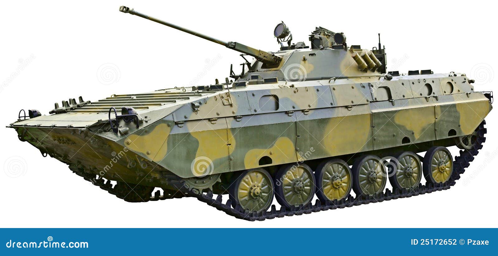 BMP 2 - Soviet Fighting Vehicle on White Stock Photo - Image of white ...