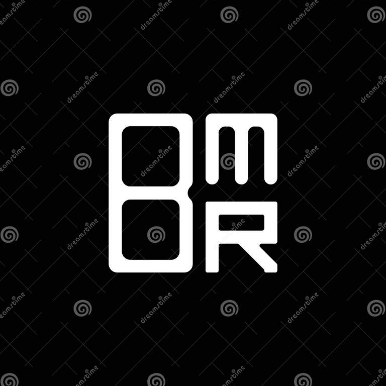 BMR Letter Logo Creative Design with Vector Graphic, BMR Stock Vector ...