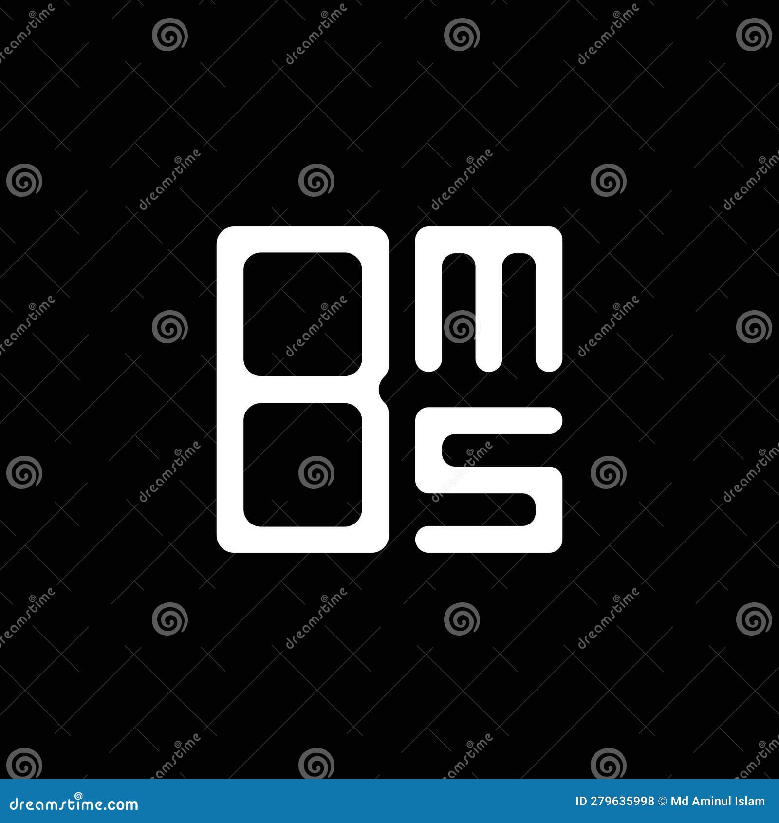 BMS Letter Logo Creative Design With Vector Graphic, BMS ...