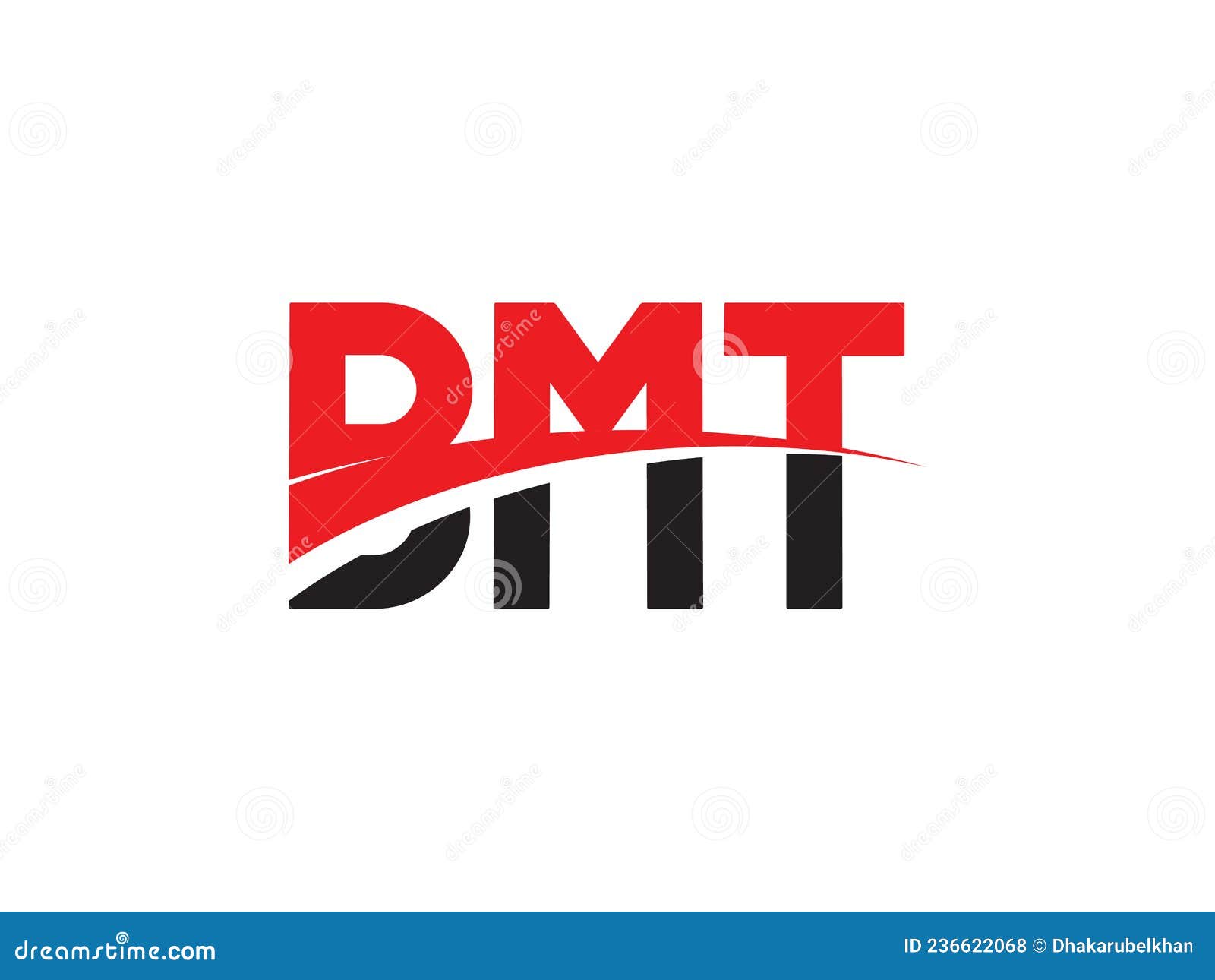 BMT Letter Initial Logo Design Vector Illustration Stock Vector ...