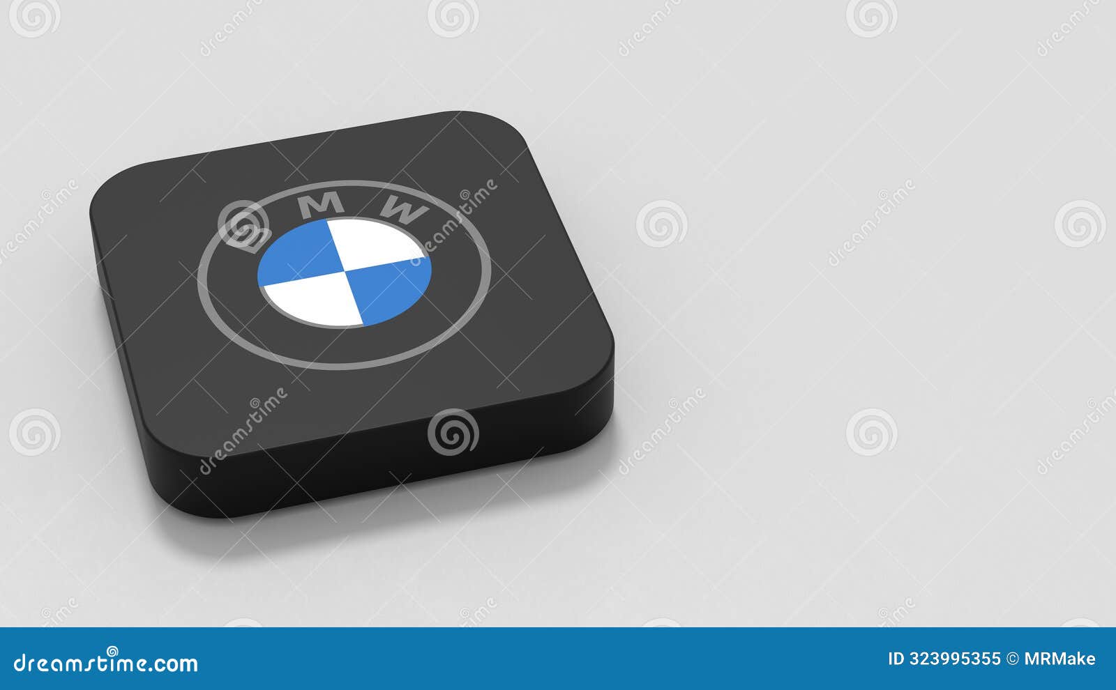 BMW App Icon on Gray Background with Copy Space Editorial Image ...